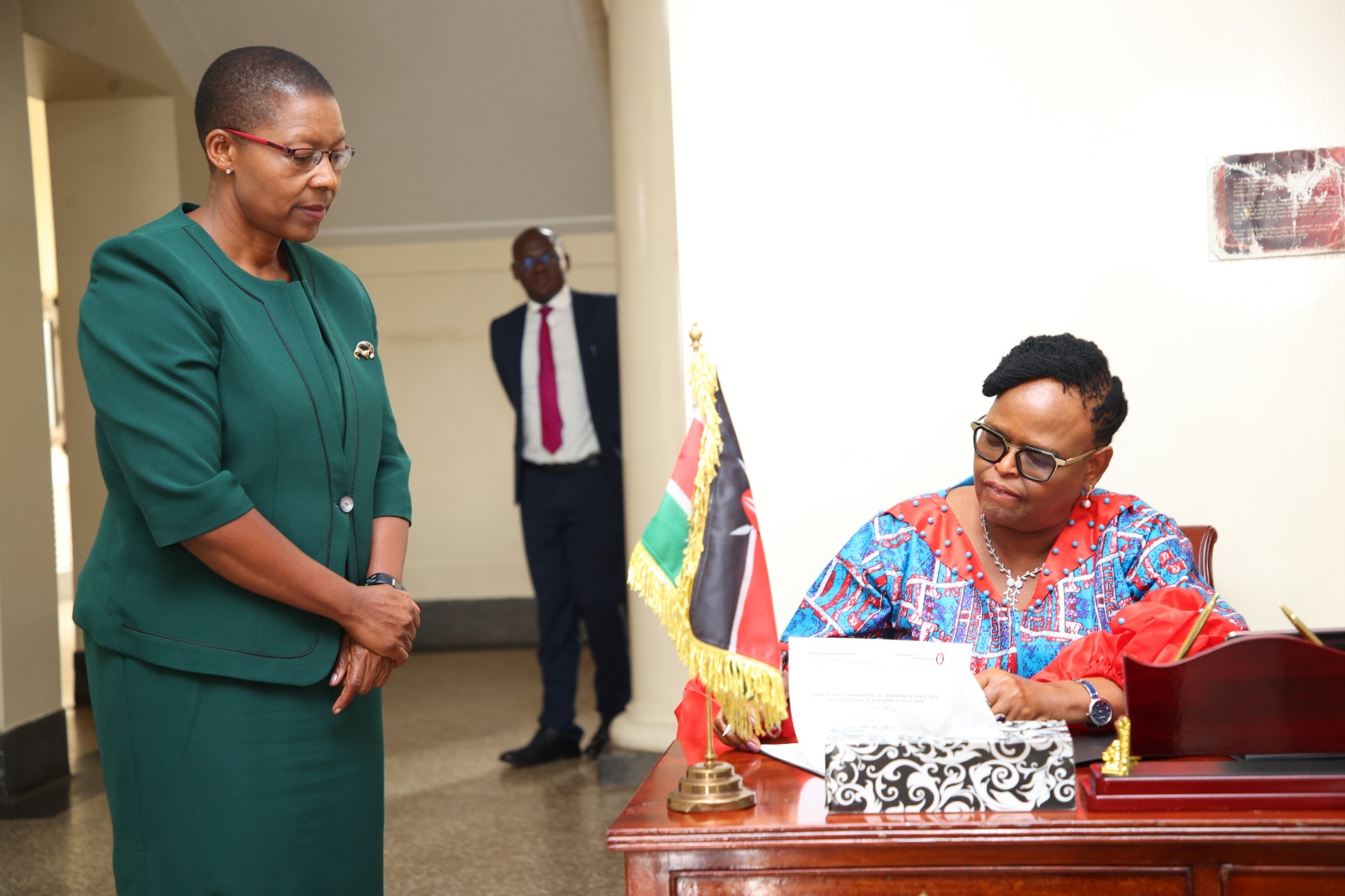 The Swearing-in of the Hon. Attorney General, Dorcas Oduor SC, OGW, EBS, as a Commissioner of ...